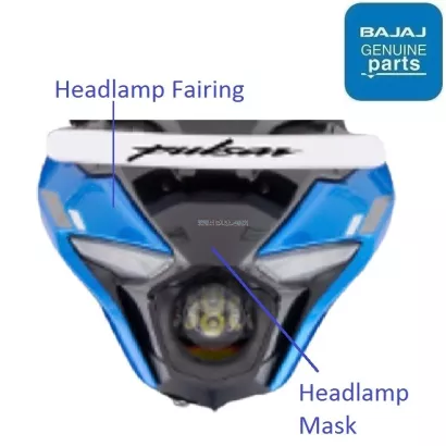 Bajaj Pulsar N250 (Single ABS, 2021-23): Headlamp Fairing