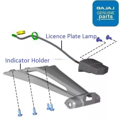 Bajaj Pulsar N250 (Single ABS, 2021-23): Indicator Holder