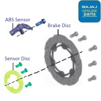 Bajaj Pulsar NS160 BS6: Rear Brake Disc