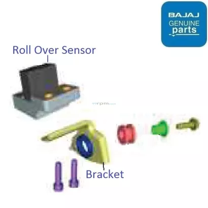 Bajaj Pulsar P150 (Single Disc, 2022-23): Roll Over Sensor