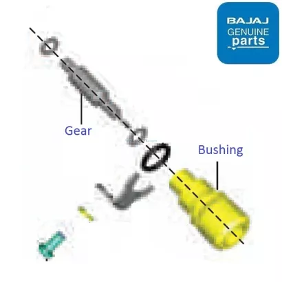 Bajaj V12: Speedometer Gear