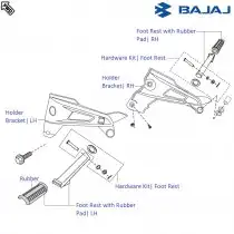 Foot Rest - Bajaj Parts