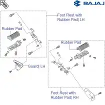 Foot Rest - Bajaj Parts